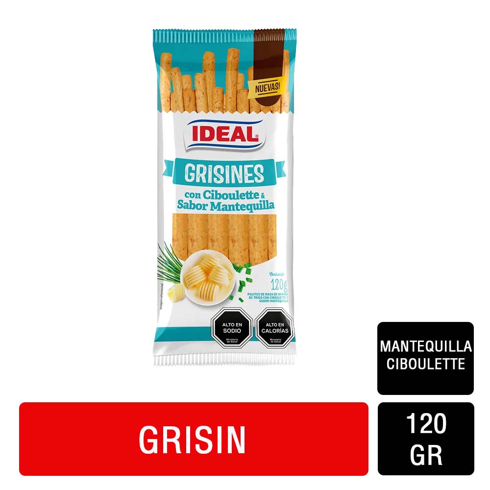 Grisin Gourmet Mantequilla Cibullette 120 g. - Mayorista Contigo