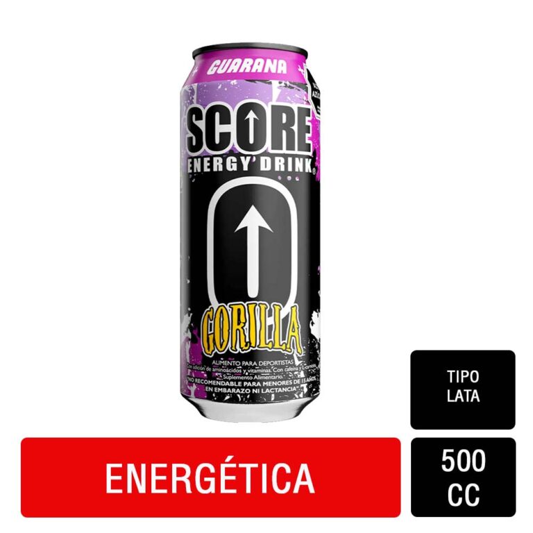 Bebida Energetica 500 cc, Score Gorilla Zero - Mayorista Contigo