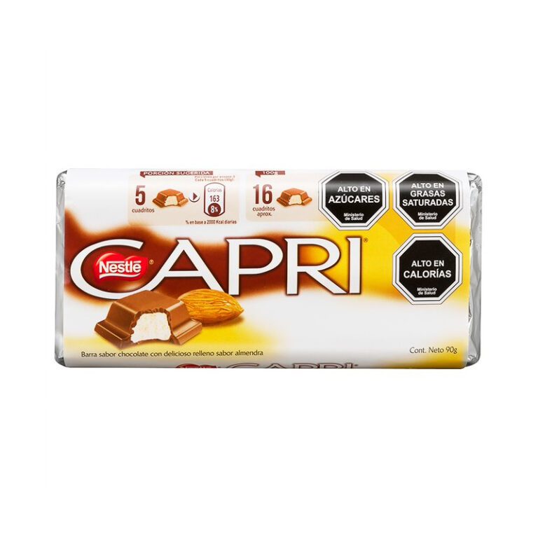 Chocolate Capri Almendra 90 g. - Mayorista Contigo