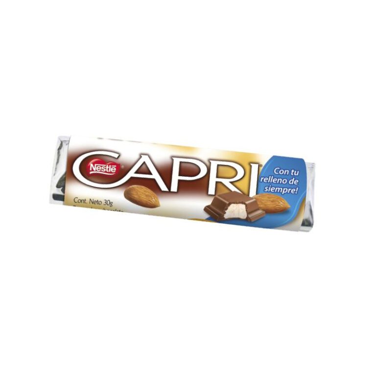 Chocolate Capri Almendra 30 g. - Mayorista Contigo